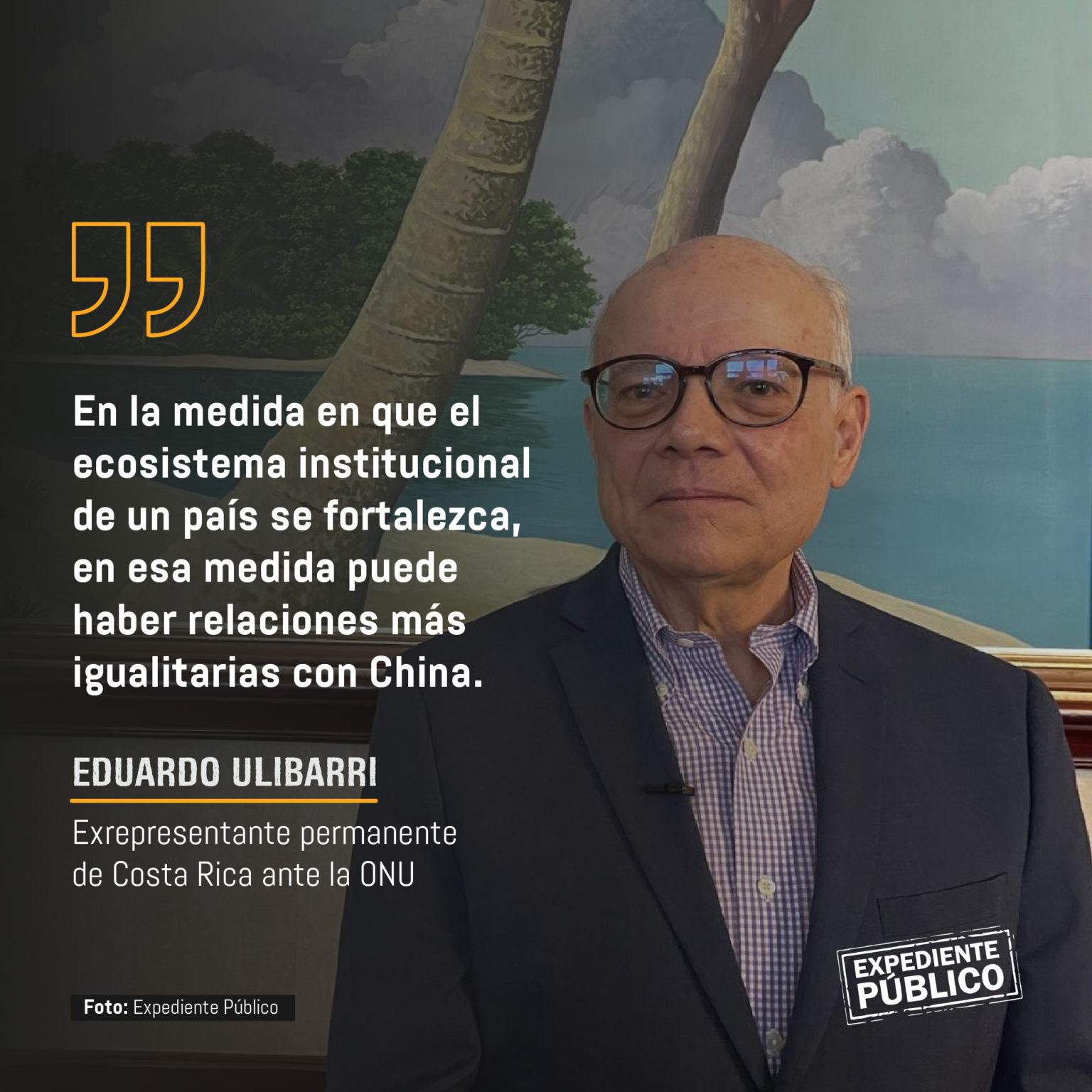 Eduardo Ulibarri: corrupción institucional busca China en aliados