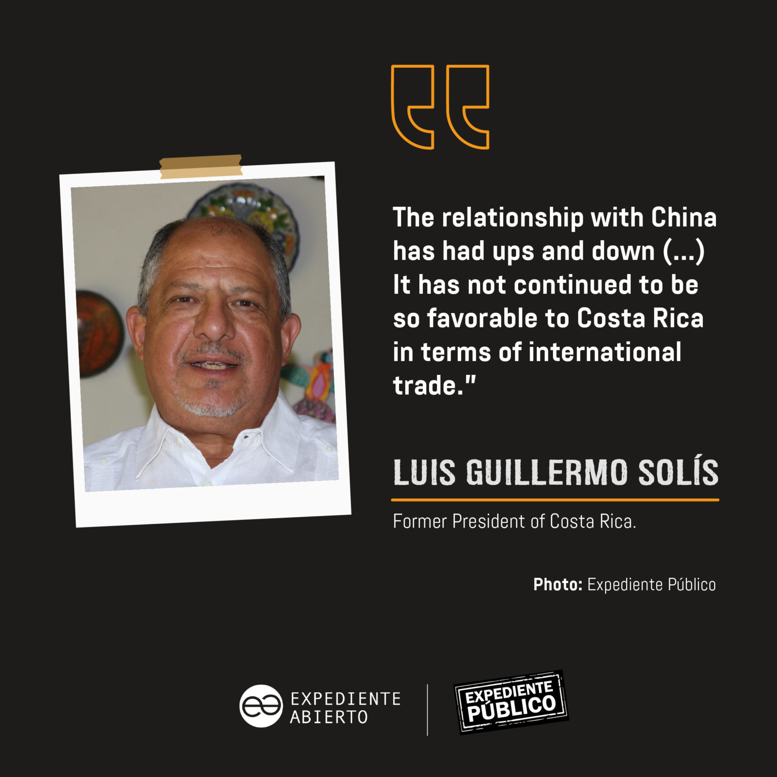 Former President of Costa Rica Luis Guillermo Solís