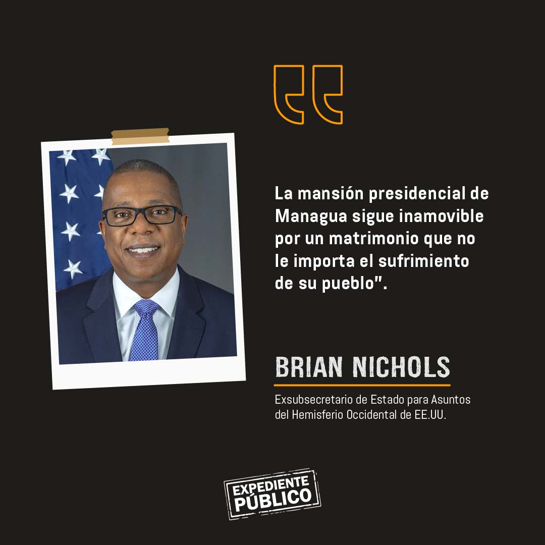 Brian Nichols: “Es difícil imponer la democracia fuera de Nicaragua”